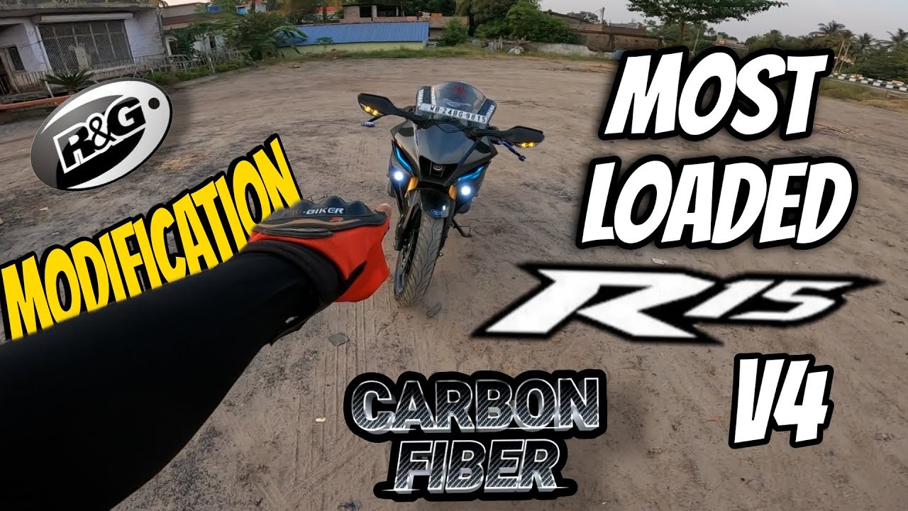 Most loaded R15 v4 in Kolkata || Yamaha R15 v4 Modification || - YouTube