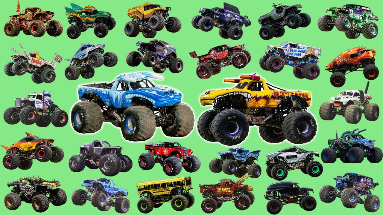 Monster Jam Trucks, Monster Jam Collection, Monster Trucks, Monster ...