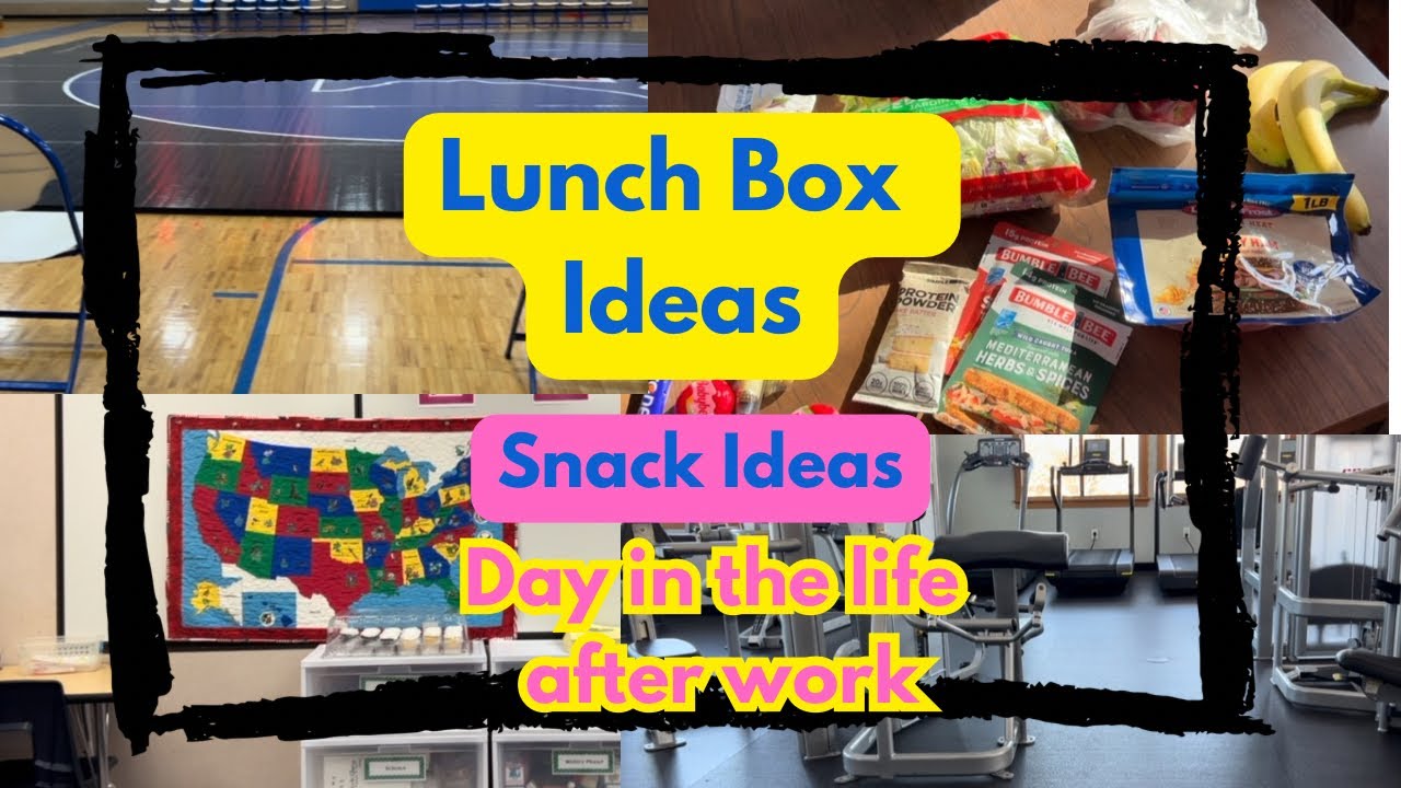 Lunch Box Ideas, Snack ideas// Day in the Life || low income// Full ...