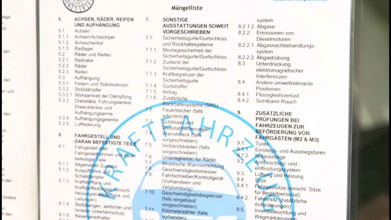 WKOÖ | Fahrzeugtechnik Pickerl 57a - YouTube
