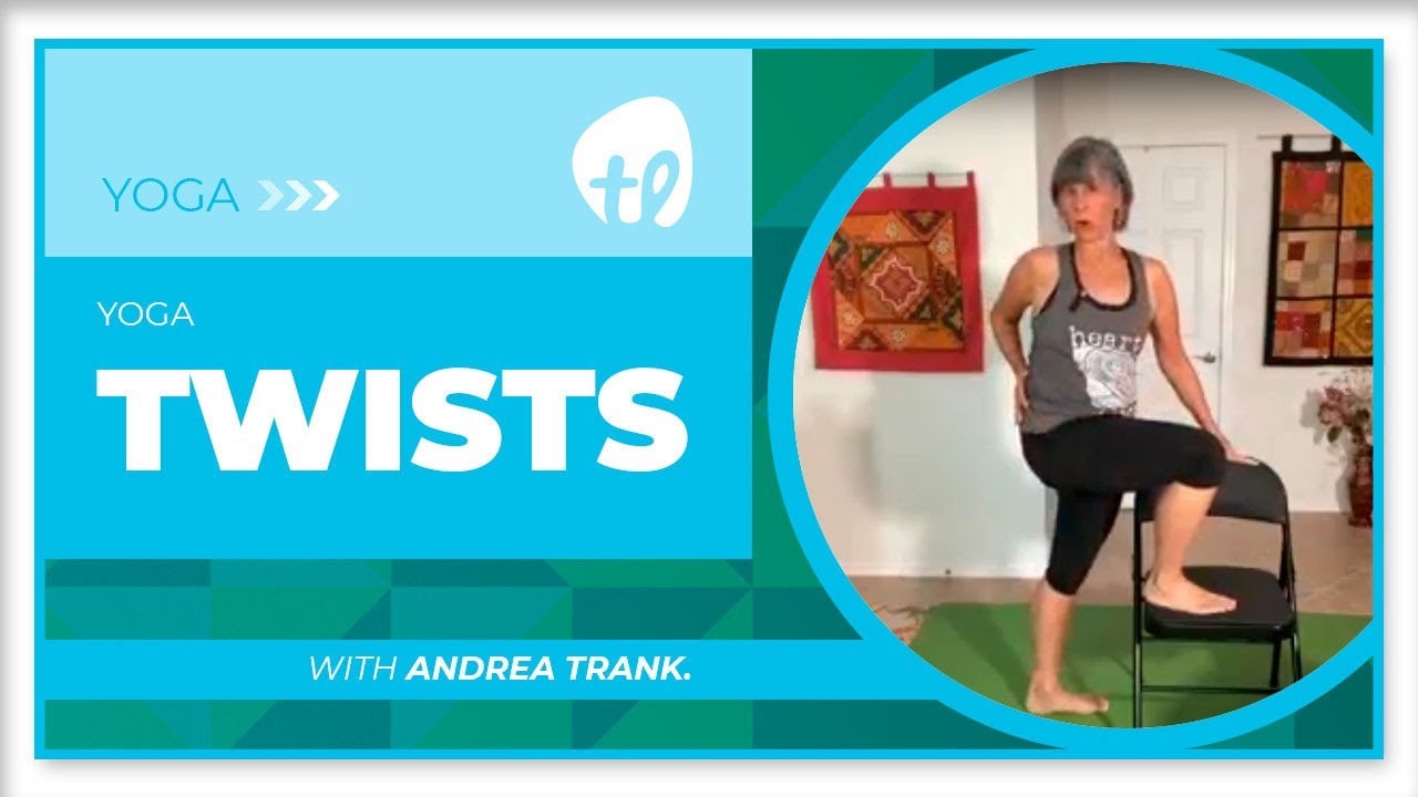 Yoga Chair Exercises: Twist Movements - YouTube