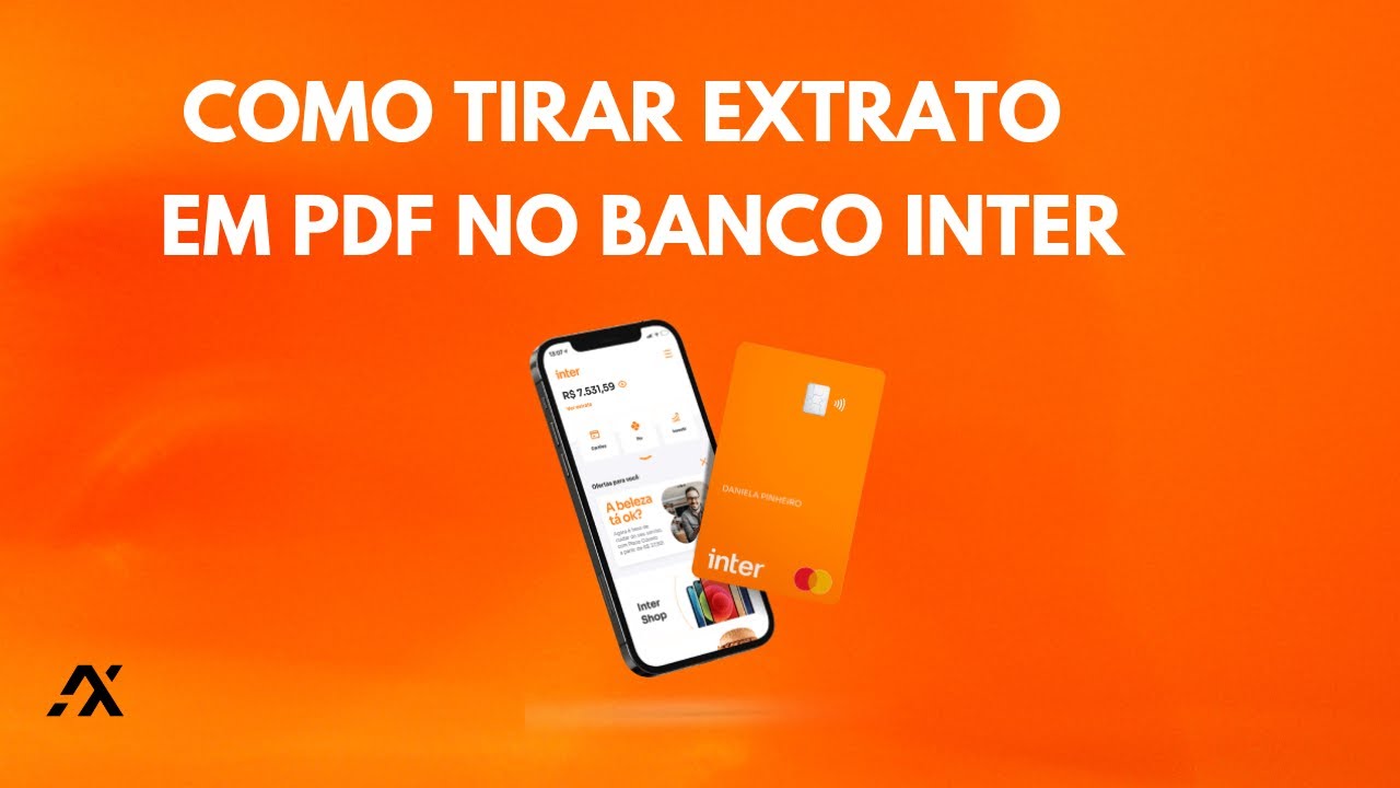 Como Tirar Extrato em PDF no Banco Inter - YouTube
