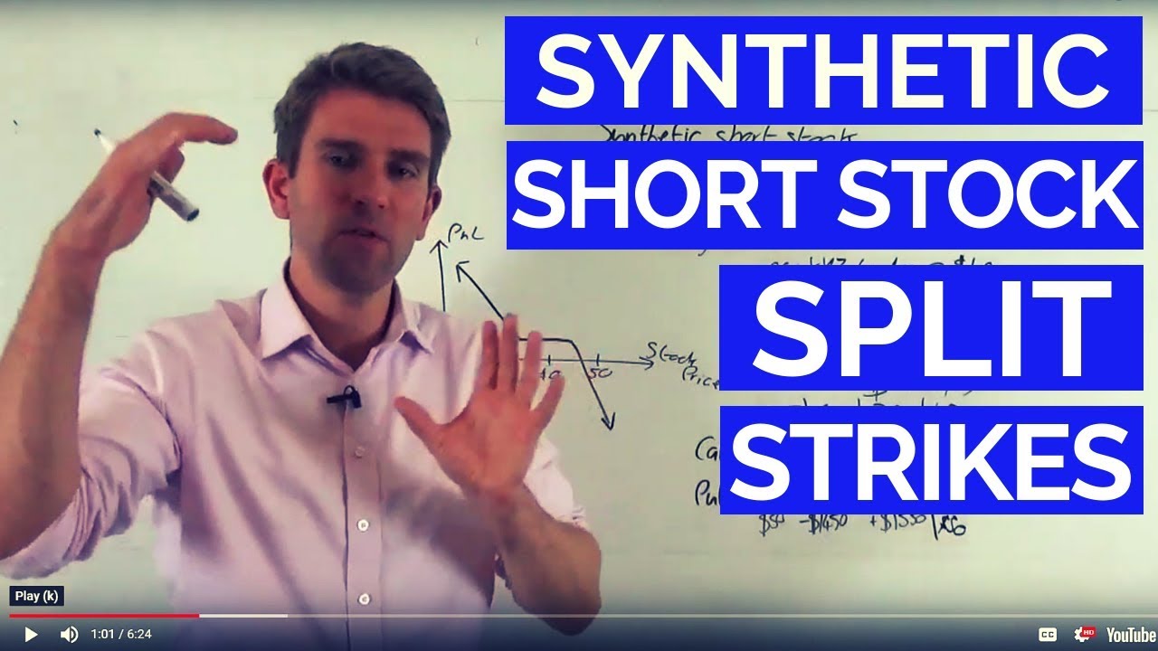 Synthetic Short Stock (Split Strikes) Explained ☝ - YouTube