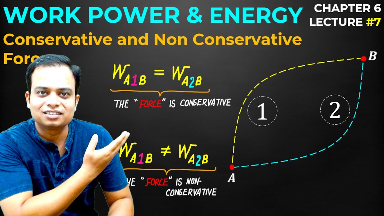 Conservative and Non Conservatve Forces || WORK POWER ENERGY || Chapter ...