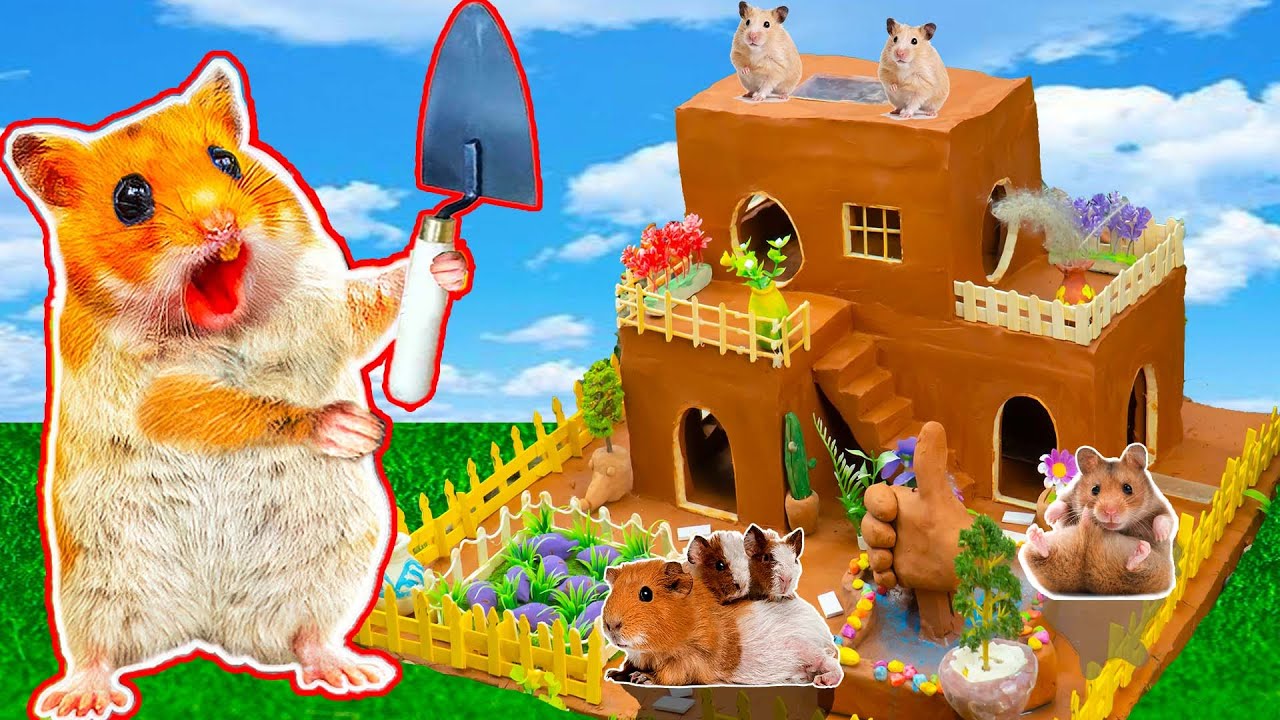 Build Cute Puppy Dog House for Hamster from Clay House #2 ️ DIY ...