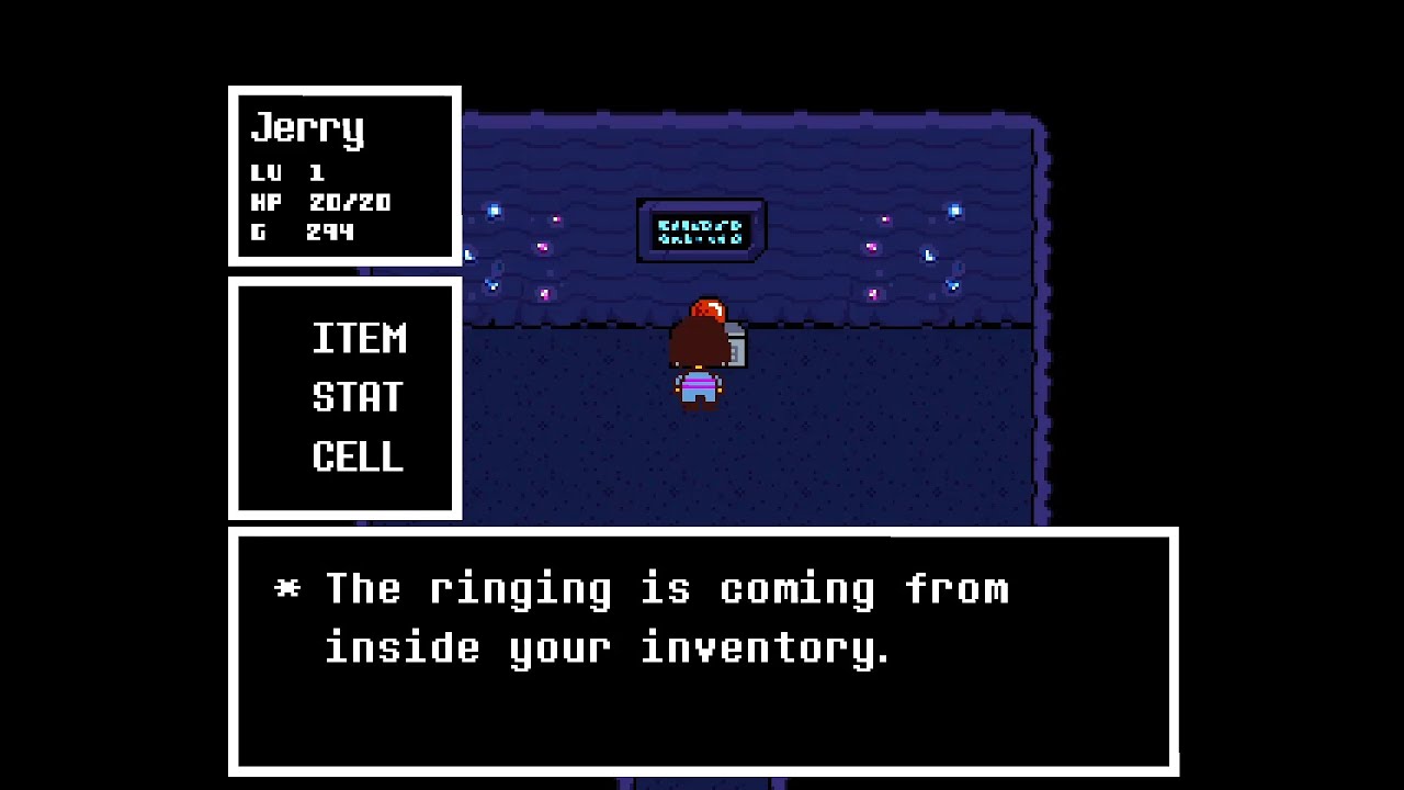 Undertale - Calling Toriel's Phone in the Artifact Room - YouTube