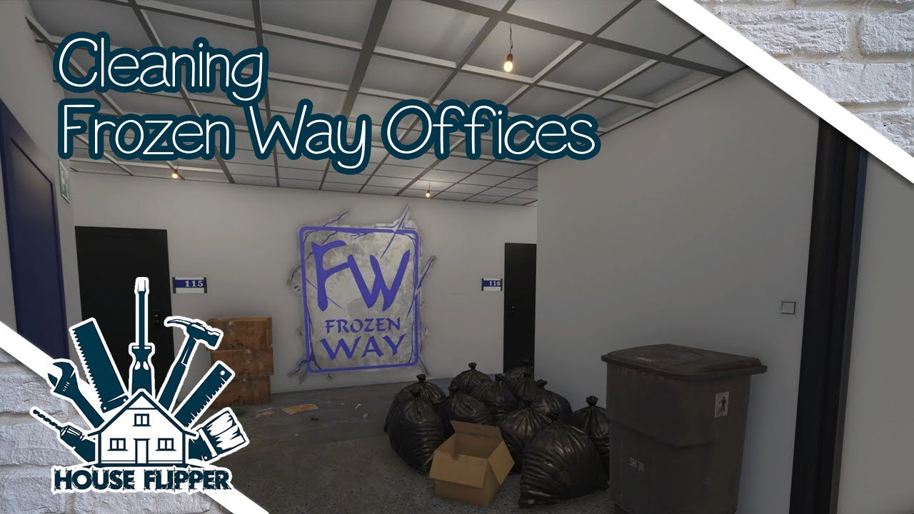 House Flipper (PC) | Ep 131 | Cleaning The Frozen Way Offices - YouTube