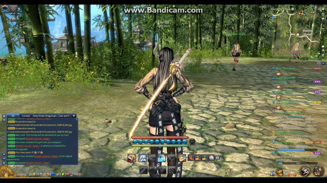 [Blade and Soul NA] Legendary Weapon Phantom Seraph's Sword Stage 1 ...