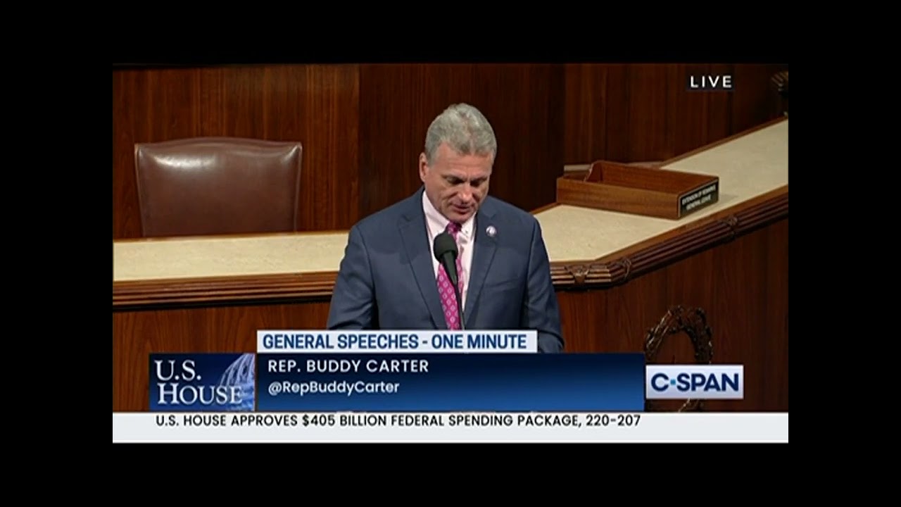 Rep. Carter Honors the Career of Bill Edwards - YouTube