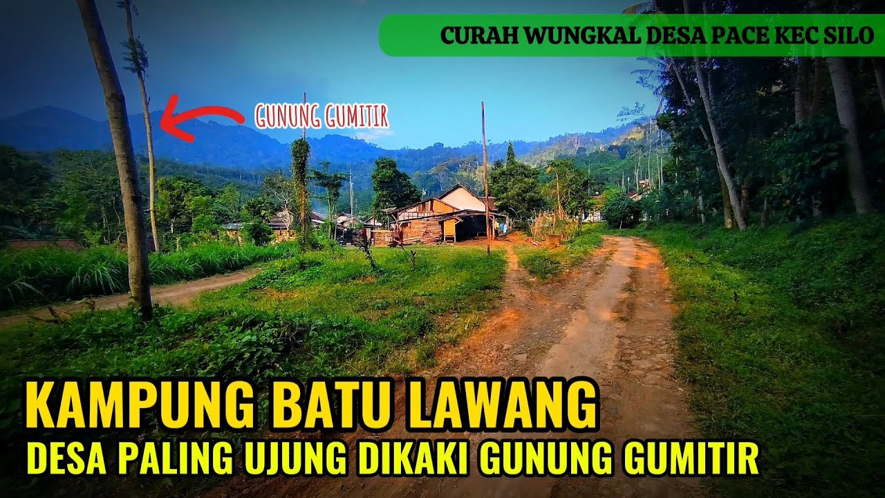 BATU LAWANG | KAMPUNG PALING UJUNG TIMUR JEMBER DIKAKI GUNUNG GUMITIR ...