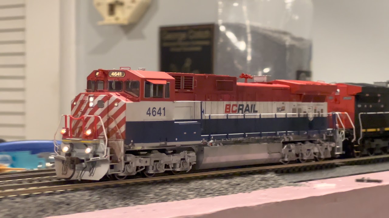 New Athearn Genesis BC Rail C44-9WL #4641 with custom ESU Loksound V5 ...