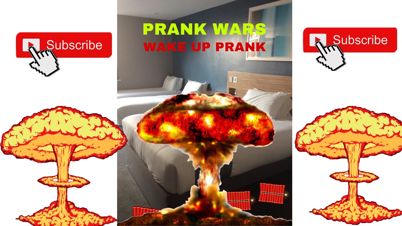 PRANK WARS: EXPLOSIVE WAKE UP - YouTube
