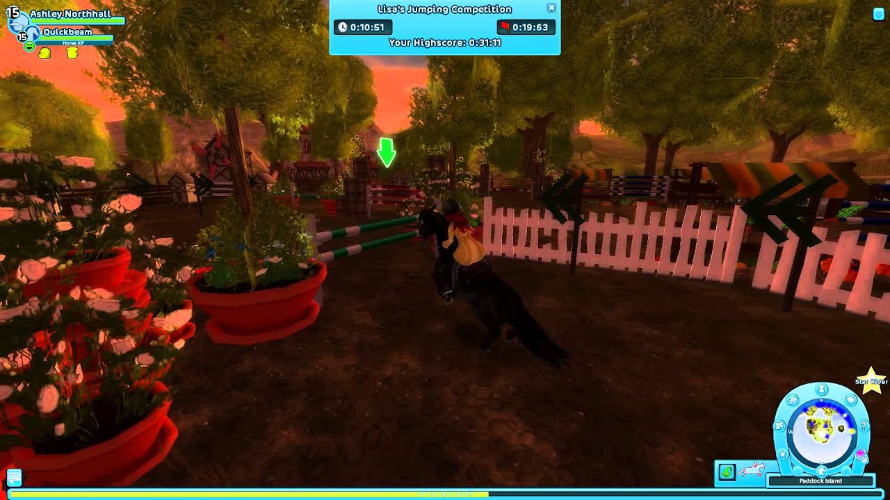 Star Stable: NEW JUMPING COURSE- Paddock Island - YouTube