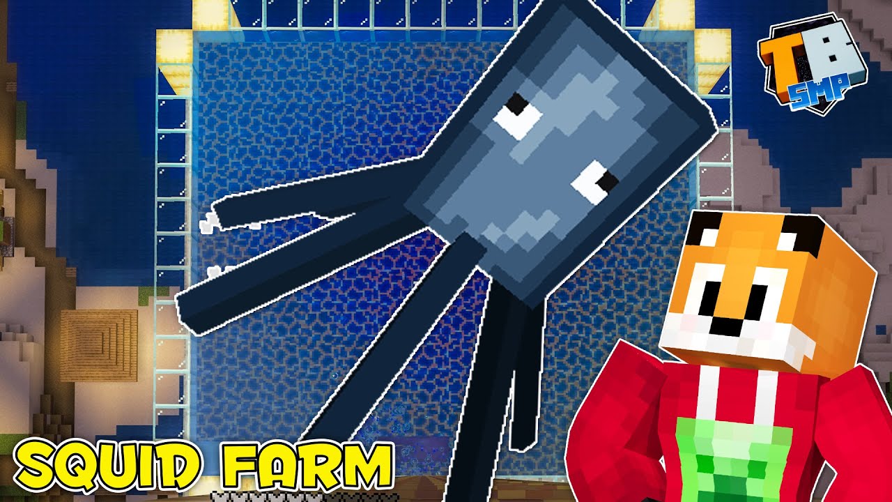Minecraft » SQUID FARM « Truly Bedrock SMP [18] - YouTube