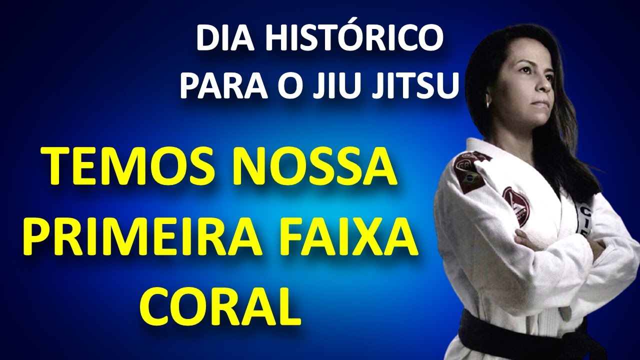 PRIMEIRA MULHER FAIXA CORAL DE JIU JITSU - YVONE DUARTE - YouTube