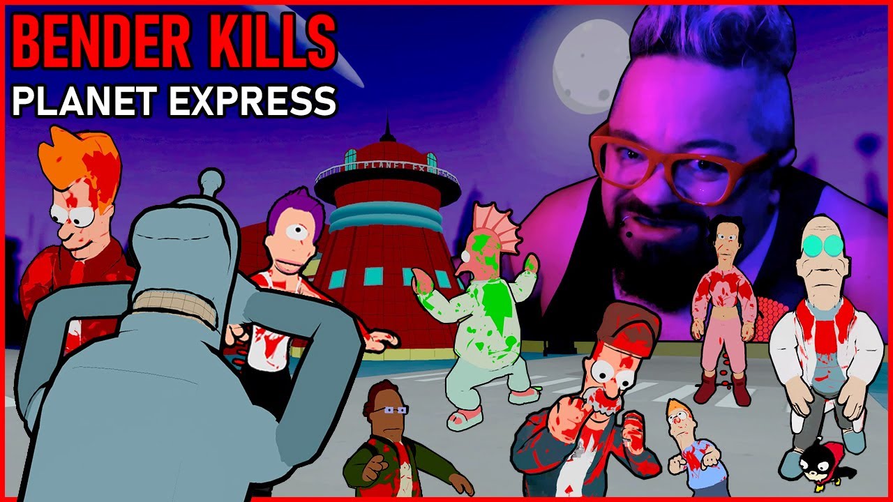 Bender KILLS: Planet Express | CRAZY Futurama Indie Horror Game. - YouTube