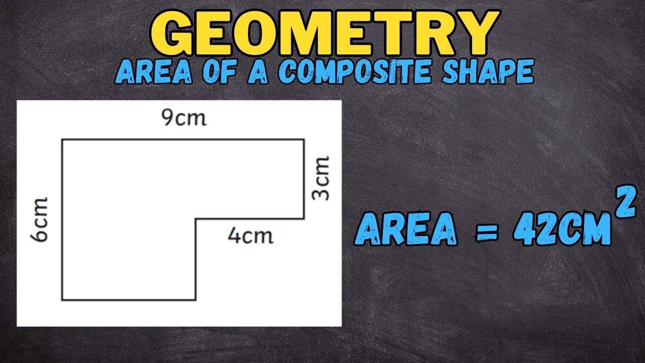 Calculate the area of a composite shape | Geometry - YouTube