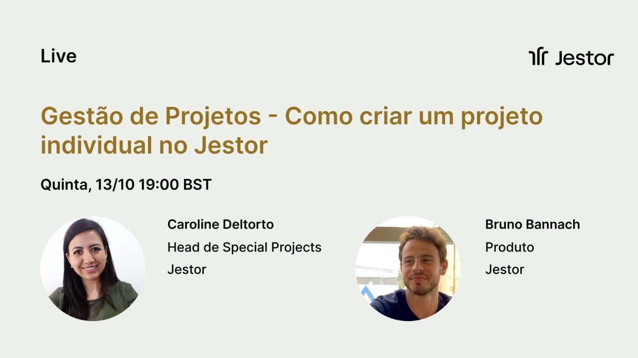 Gestão de Projetos - Como criar um projeto individual no Jestor - YouTube