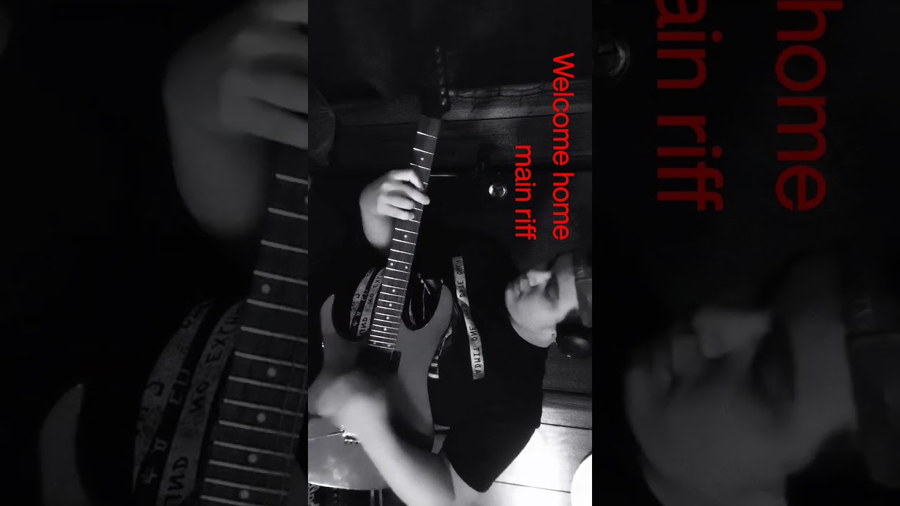 welcome home main riff - YouTube