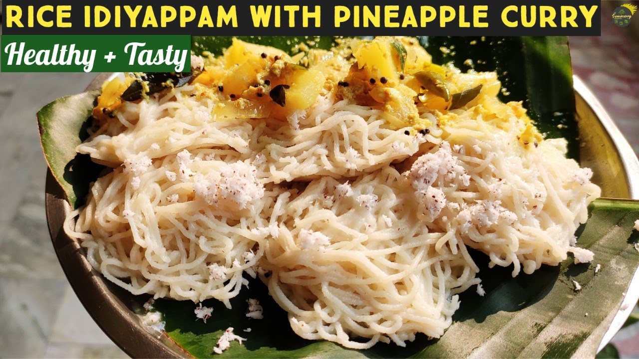 Rice Idiyappam Recipe | Coconut Curry | Idiyappam Recipe | Nool Puttu ...
