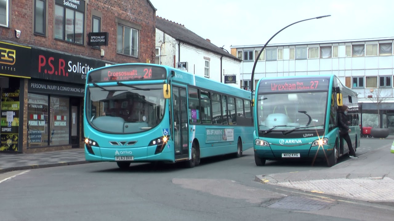 WREXHAM BUSES FILMED 14th APRIL 2021 BY DAVE SPENCER OF PMP FILMS - YouTube