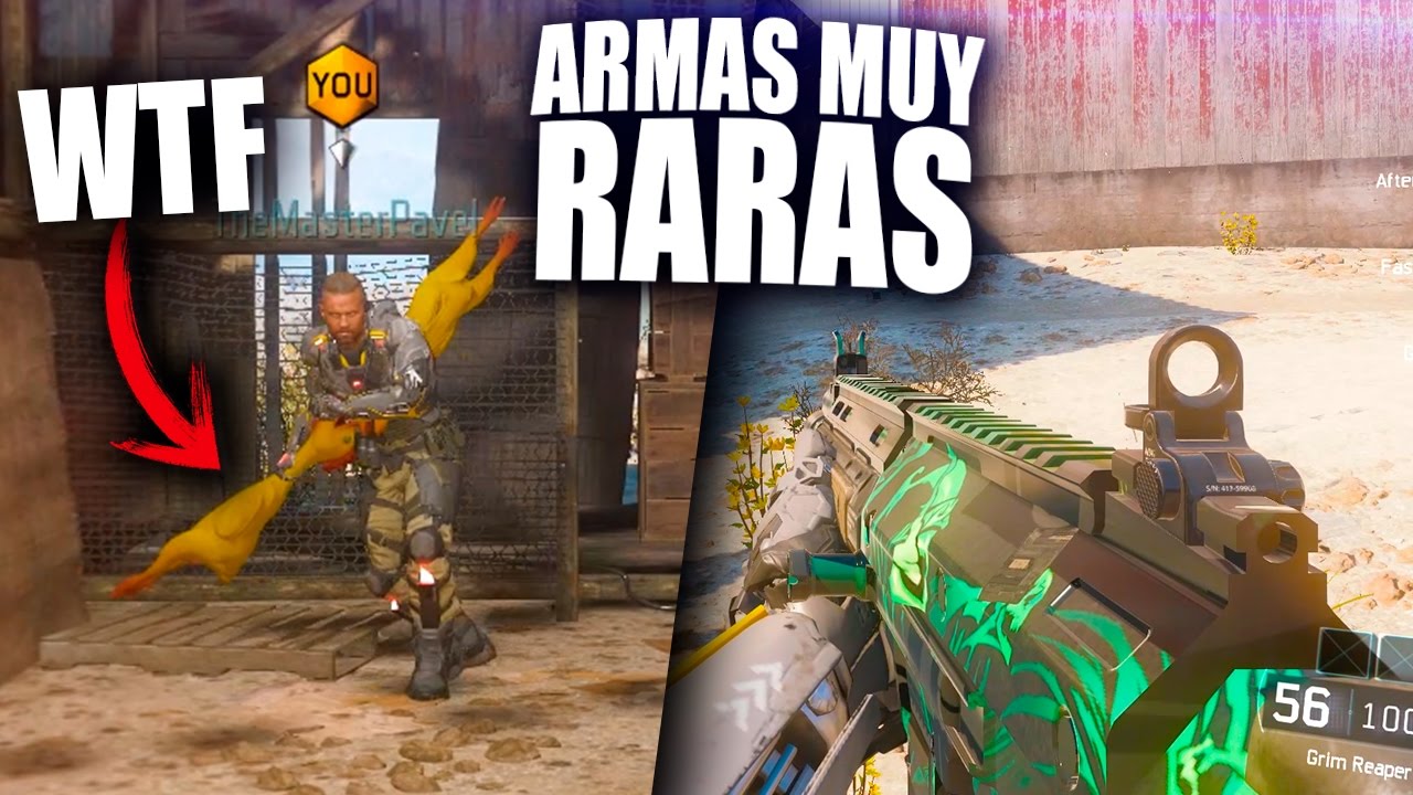”ARMAS SUPER RARAS Y de OTROS CoDs” BOMBA-POLLO ¿¡¿WTF?!? - YouTube