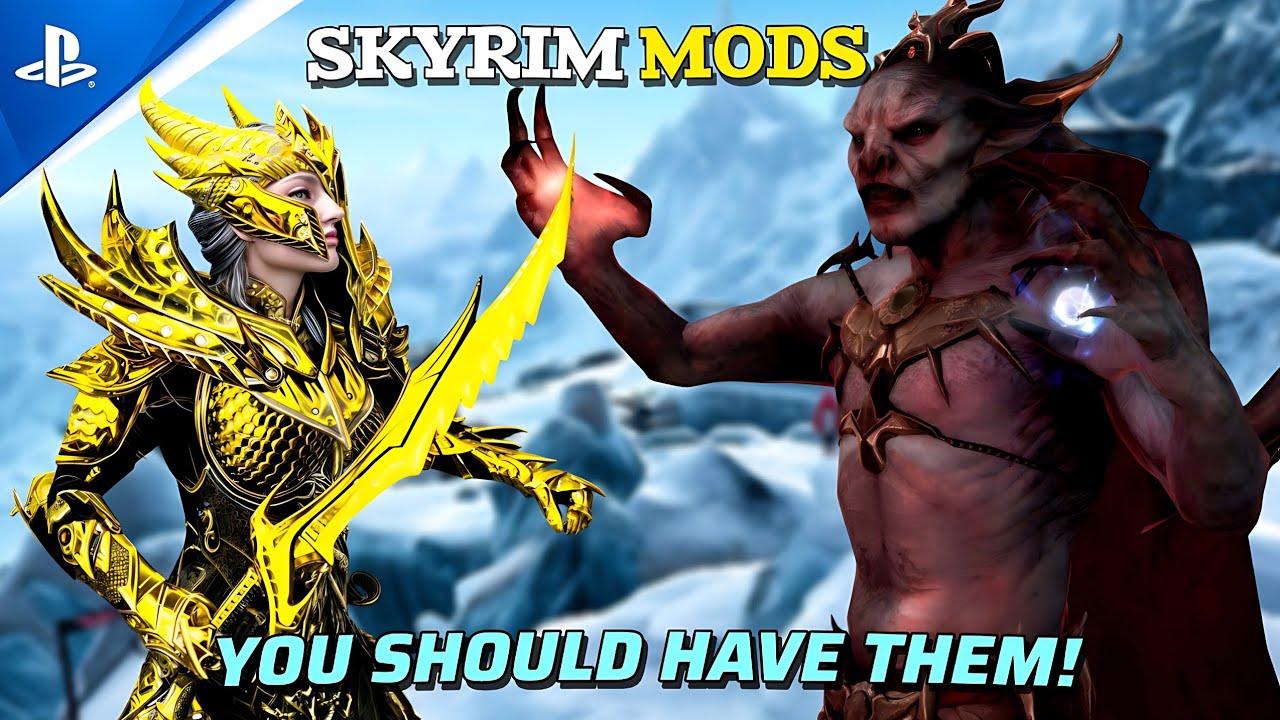 YOU NEED These 20 Skyrim Mods on PS4/PS5, XBOX and PC - YouTube