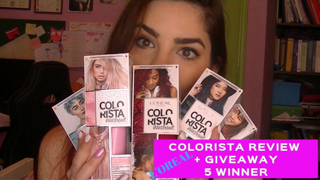 COLORISTA REVIEW + GIVEAWAY(5 ΝΙΚΗΤΡΙΕΣ) l B&F STALKERS - YouTube