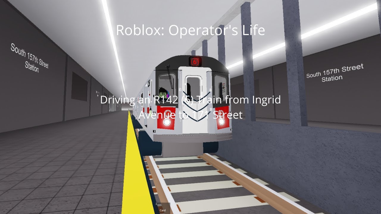 Roblox: Operator's Life | Driving an R142 (6) Train from Ingrid Avenue ...