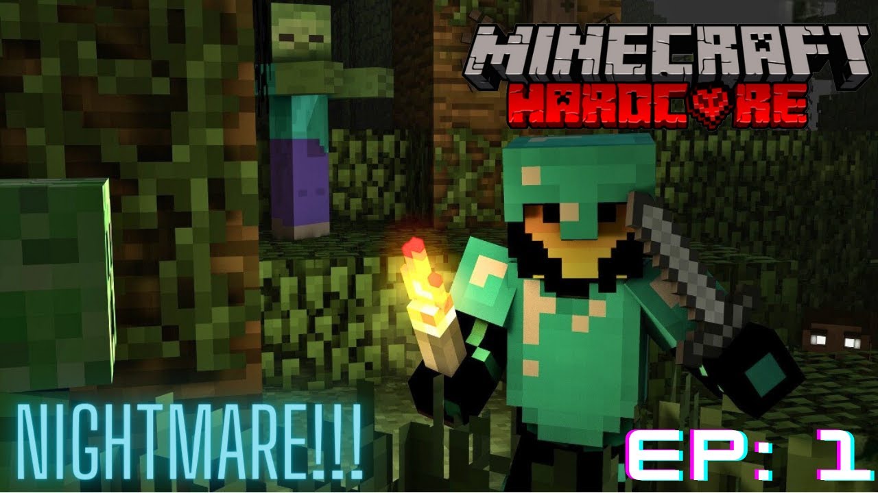 THIS WILL GIVE YOU NIGHTMARES! MINECRAFT HARDCORE Ep. 1 | MINECRAFT ...