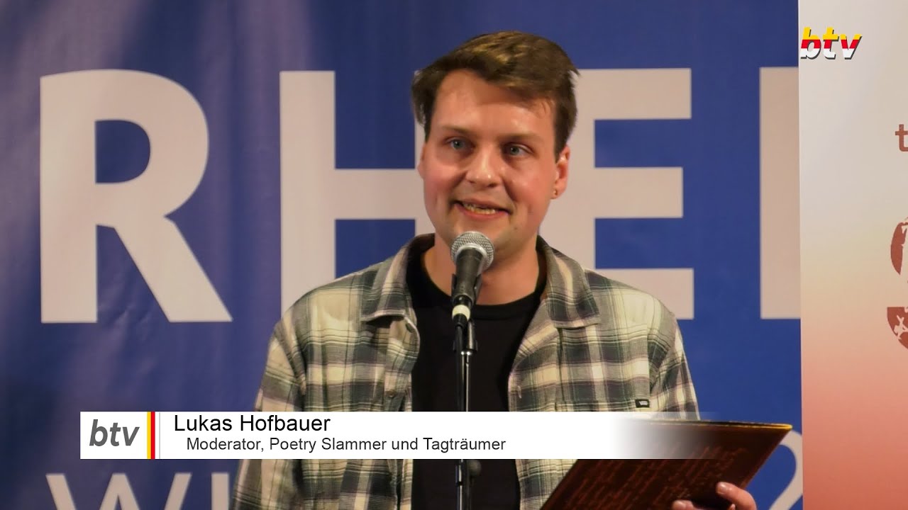 Lukas Hofbauer - beim Young Poetry Slam Europäische Toleranzgespräche ...