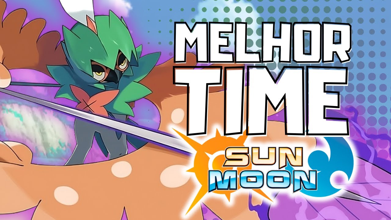 🍃O MELHOR TIME para POKÉMON SUN & MOON - VERSÃO DEUCIDUEYE☀️🌙 - YouTube