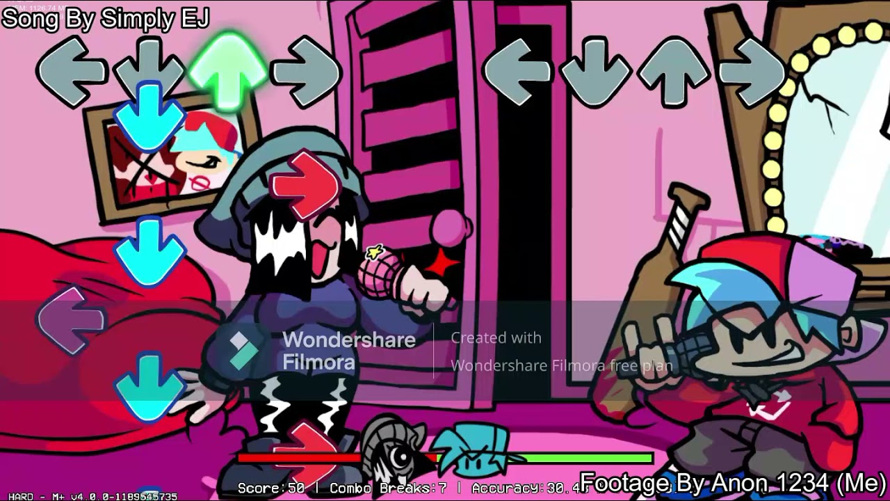 (Friday Night Funkin, Flip-Side) Vs. Stalker Girl, Un-True-Love ...