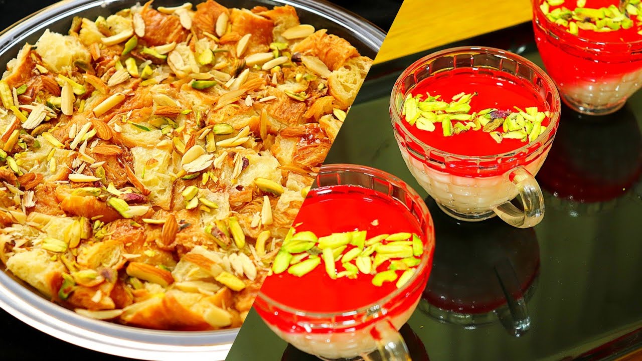 Arabian Desserts to Make at Home / Umm Ali with Croissants / Muhallebi ...