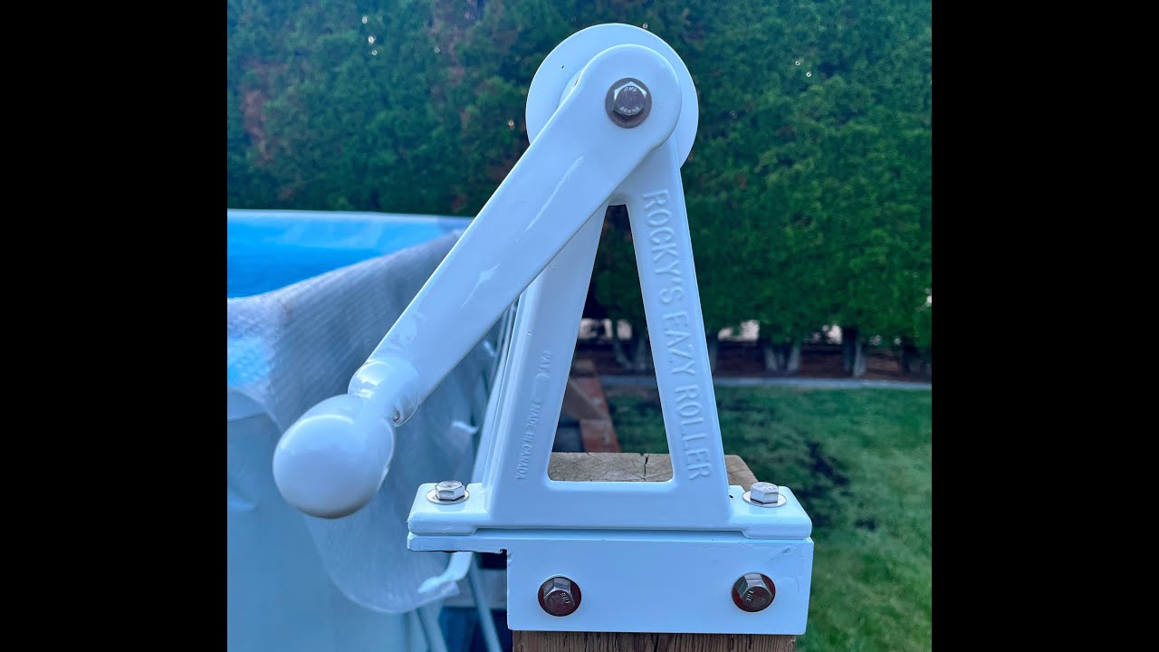 4A Permanent Above Ground Pool Installation Using Custom Bracket. - YouTube