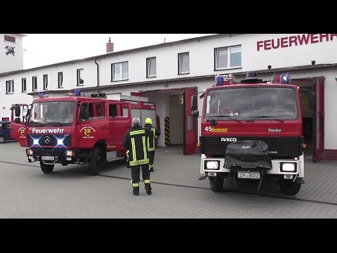 [Dorfsirene + Tesla AZD 501 + Scheunenbrand] Einsatz für die Feuerwehr ...