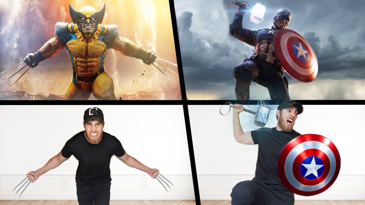 Marvel Stunts In Real Life - YouTube