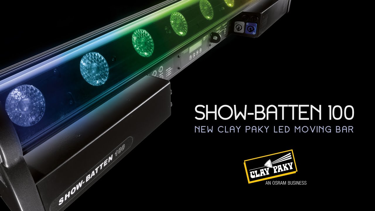 Clay Paky Show Batten 100 - YouTube