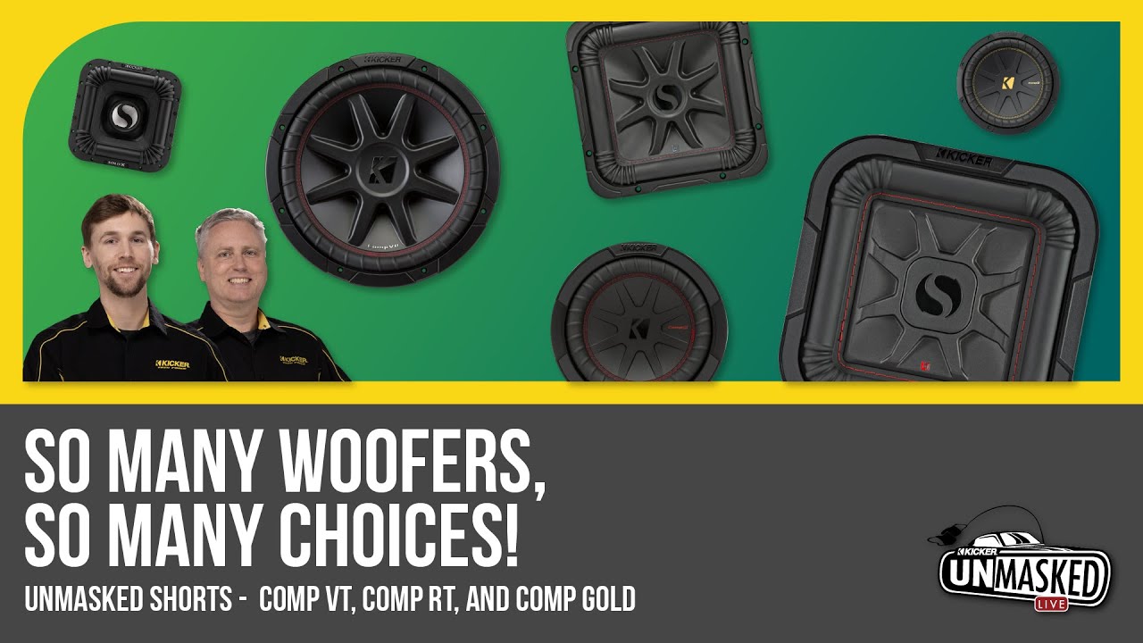 Comp VT vs. Comp RT, and Comp Gold - Kicker UnMasked - Shorts - YouTube