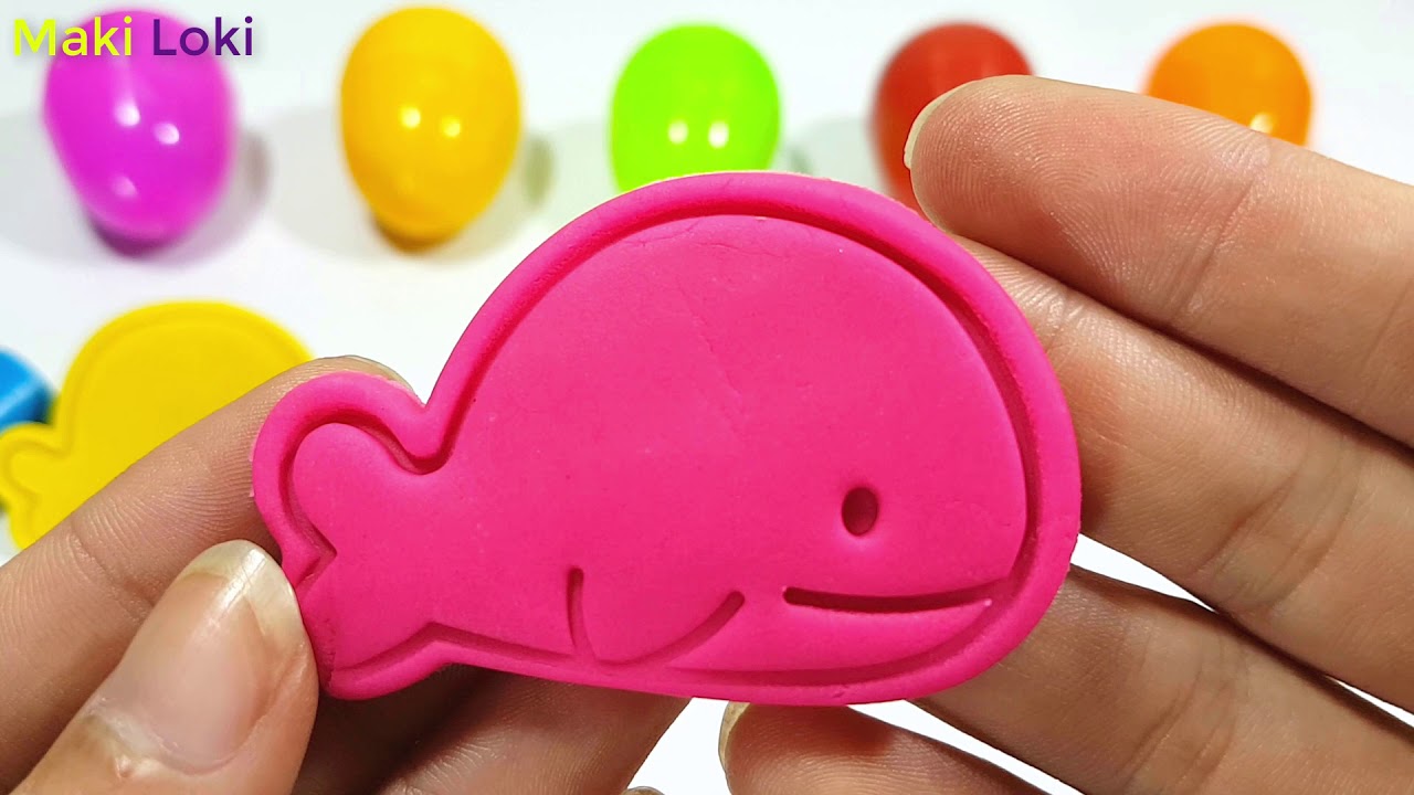 Playdoh Learn Colors With Dolphins How To Make Dolphins By Playdoh ...
