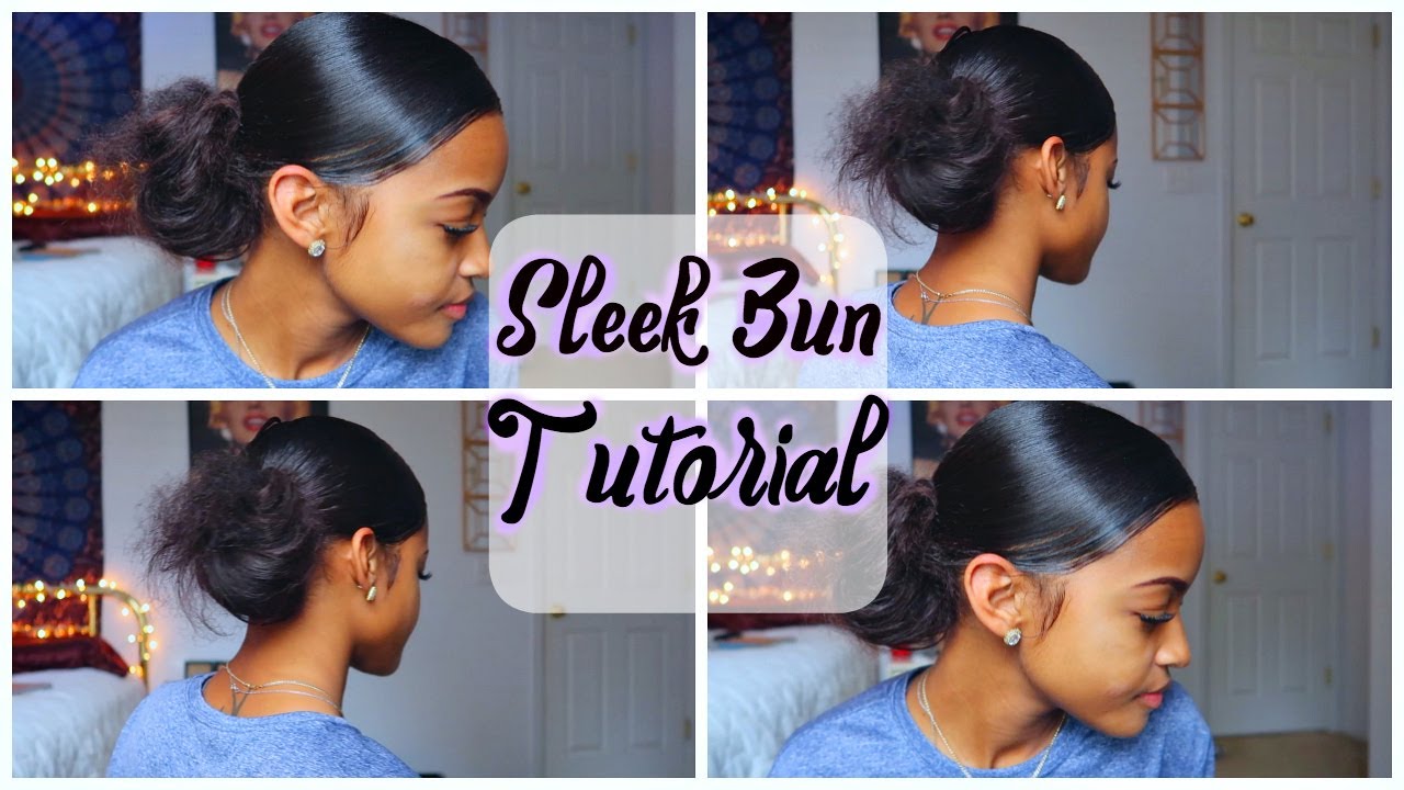 Sleek Bun Tutorial - YouTube