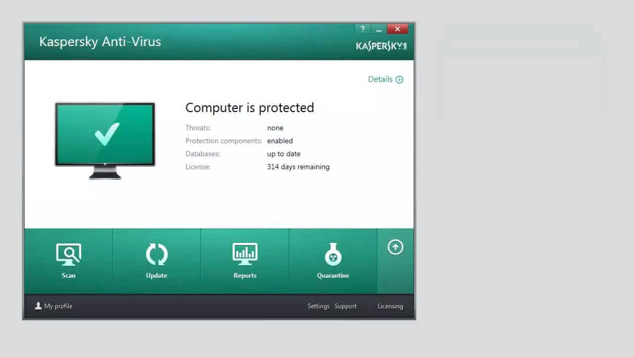 Kaspersky Anti-Virus 2014 - How to start a scan task - YouTube