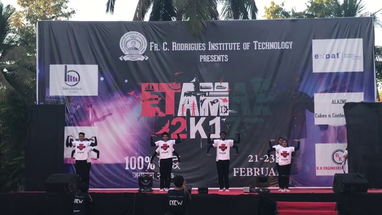 Moksh Dance Crew at Etamax 2017 - Fr. Agnels College of Engineering ...