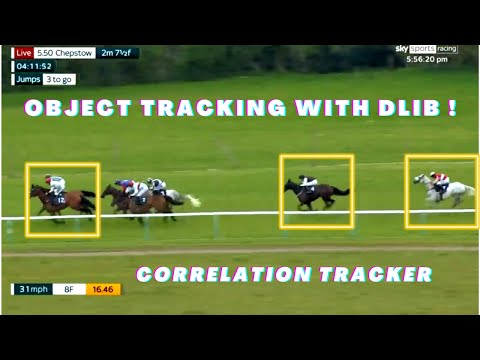 Multiple object tracking with dlib correlation tracker in python - YouTube