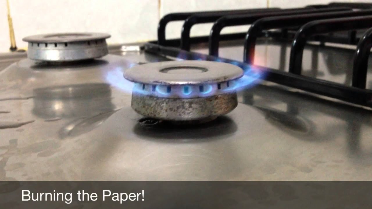 Experiments in Thermal Physics #1: Burning Paper - YouTube