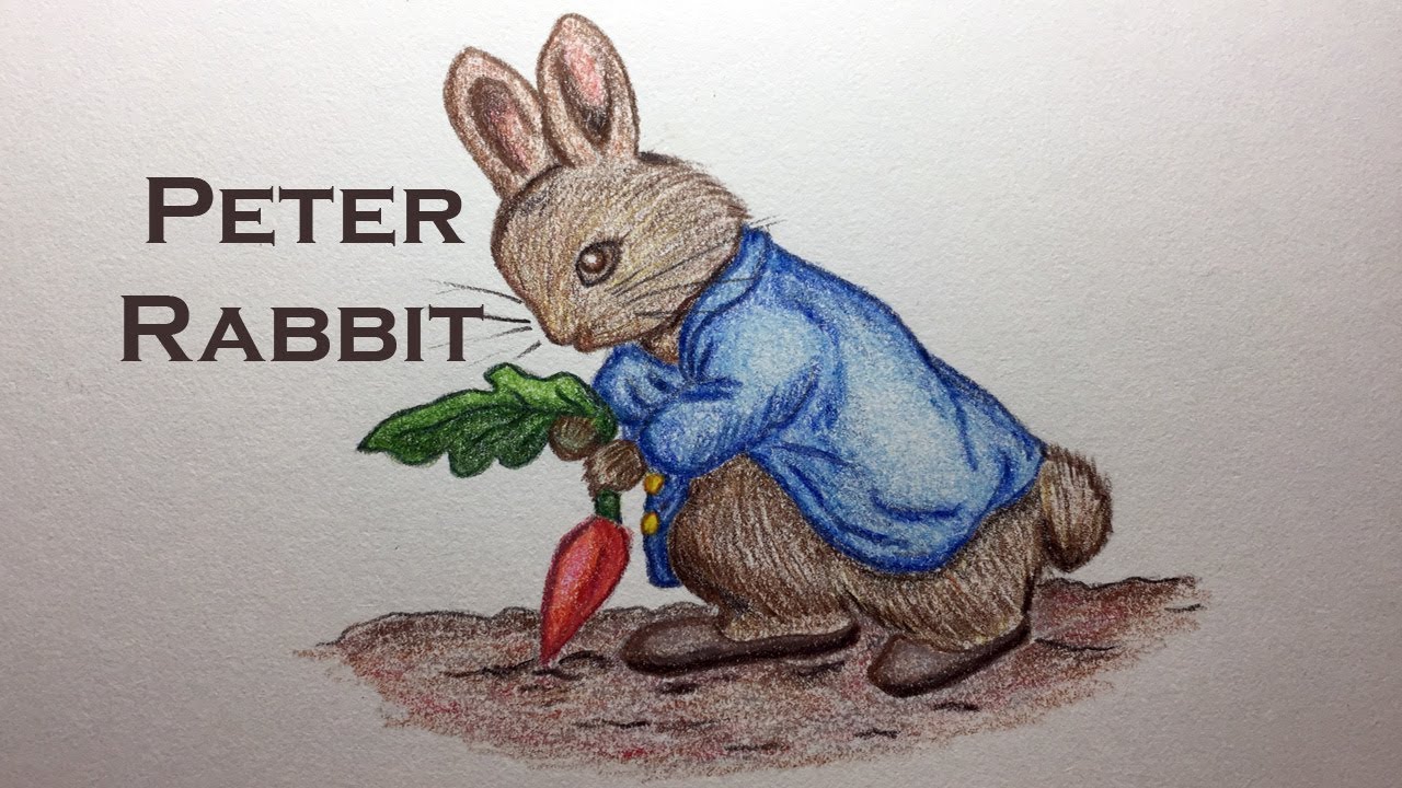 Drawing Peter Rabbit | Fun & Easy Coloring for Kids - YouTube