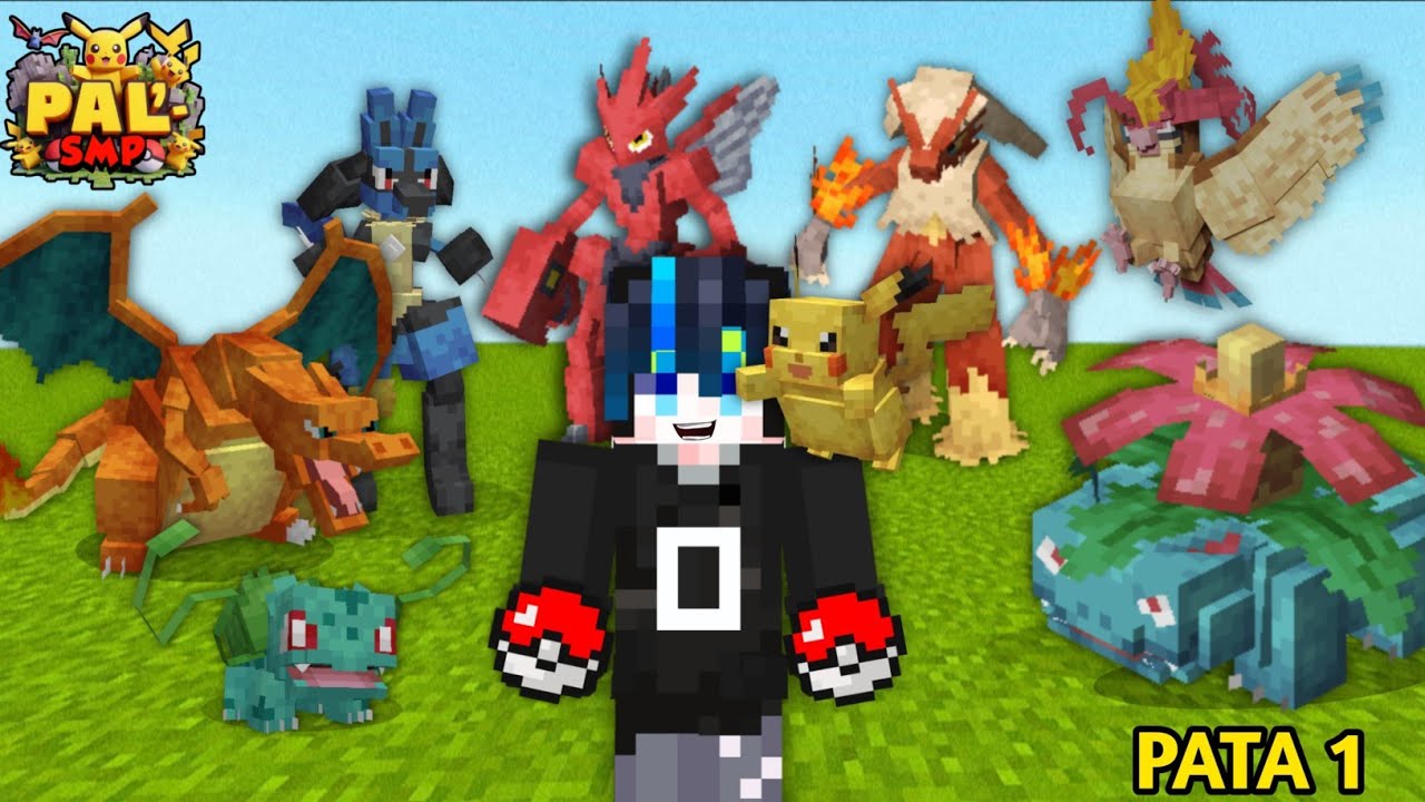 I Join in PAL SMP in First Day in Catch One Step Pokemon in PAL SMP ...