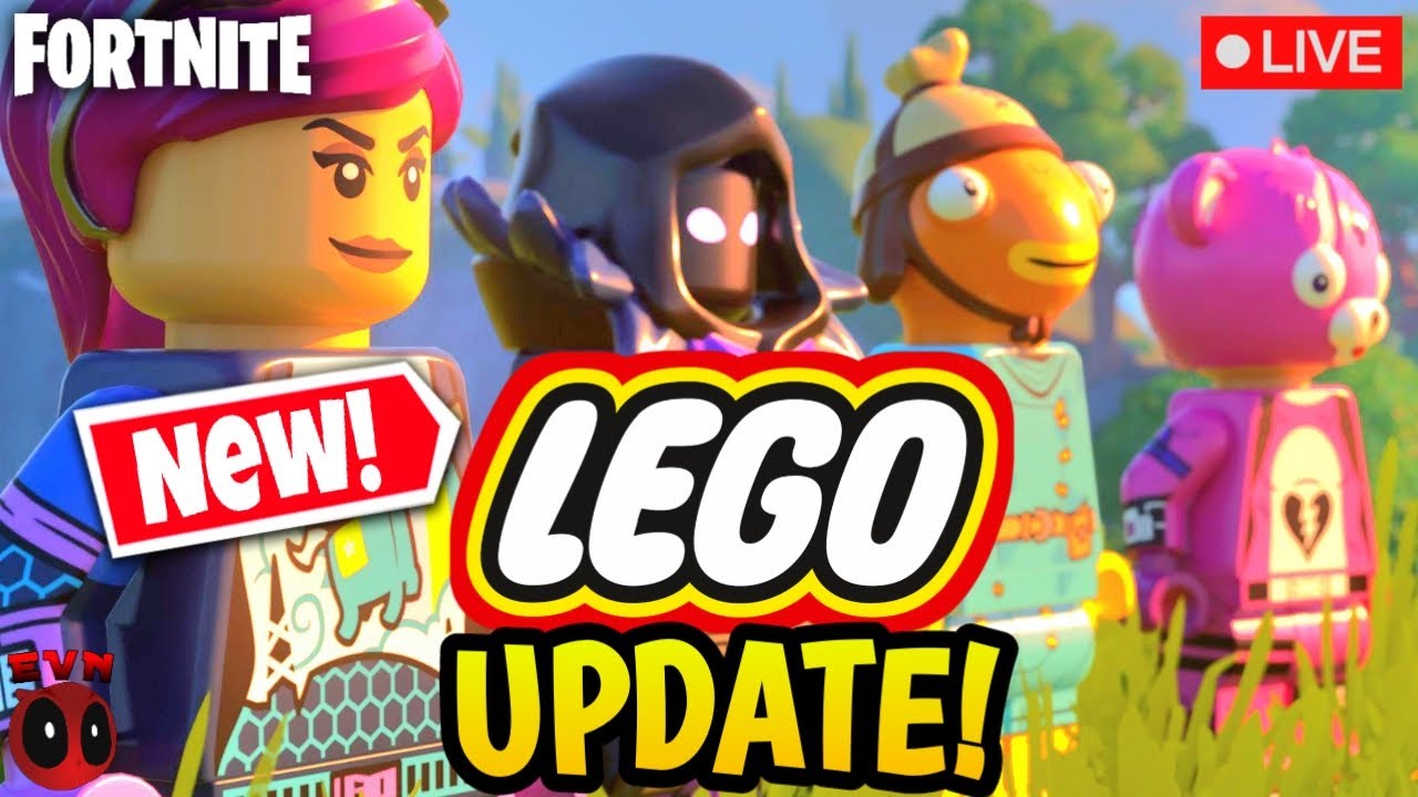 🔴 LIVE - Fortnite LEGO Update Is HERE! | *NEW* Adventure Peely Skin ...