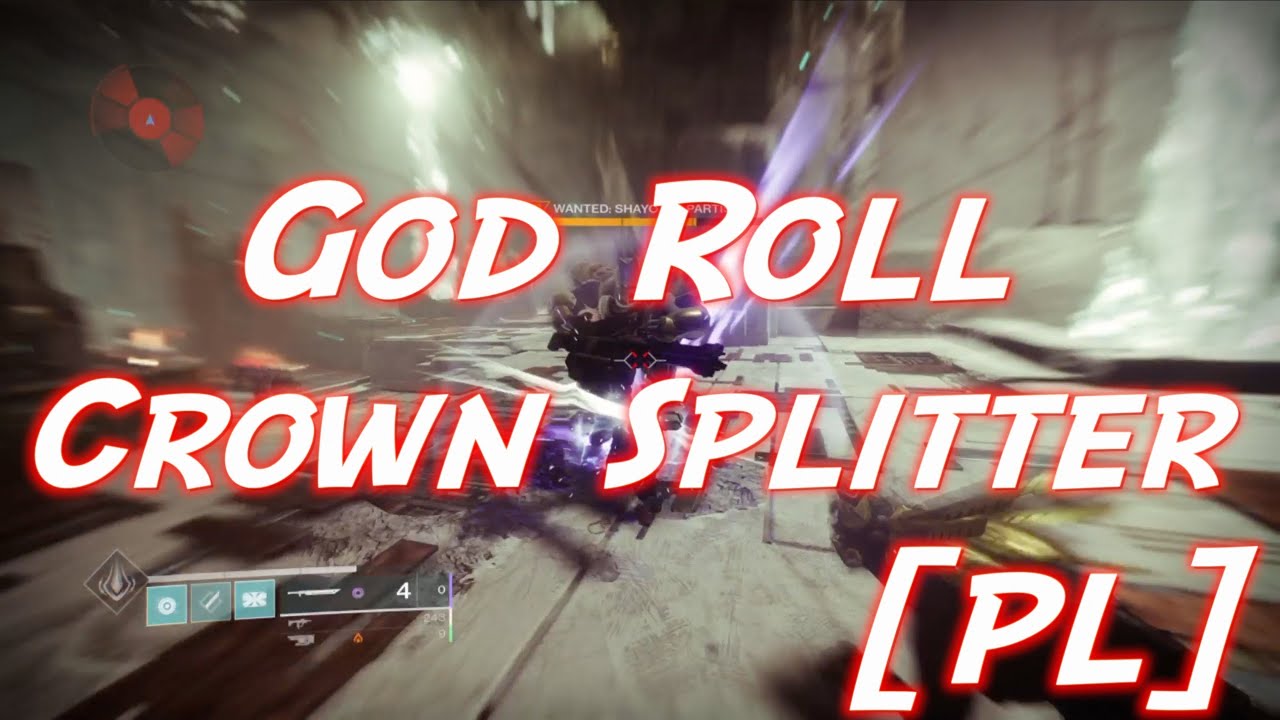 Crown Splitter God Roll [PL] I Destiny 2 I PS5 I Morbit1978 - YouTube