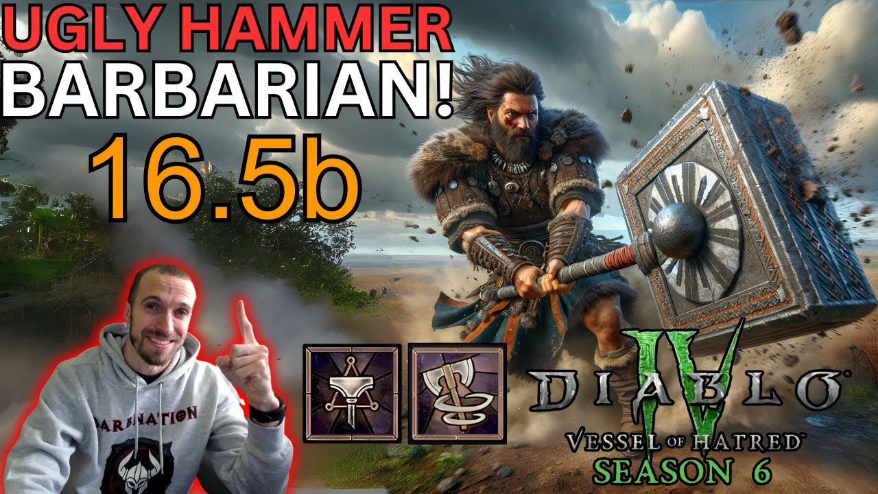 Ugly Hammer Billion Damage Build: Season 6 Barbarian is insane! - YouTube